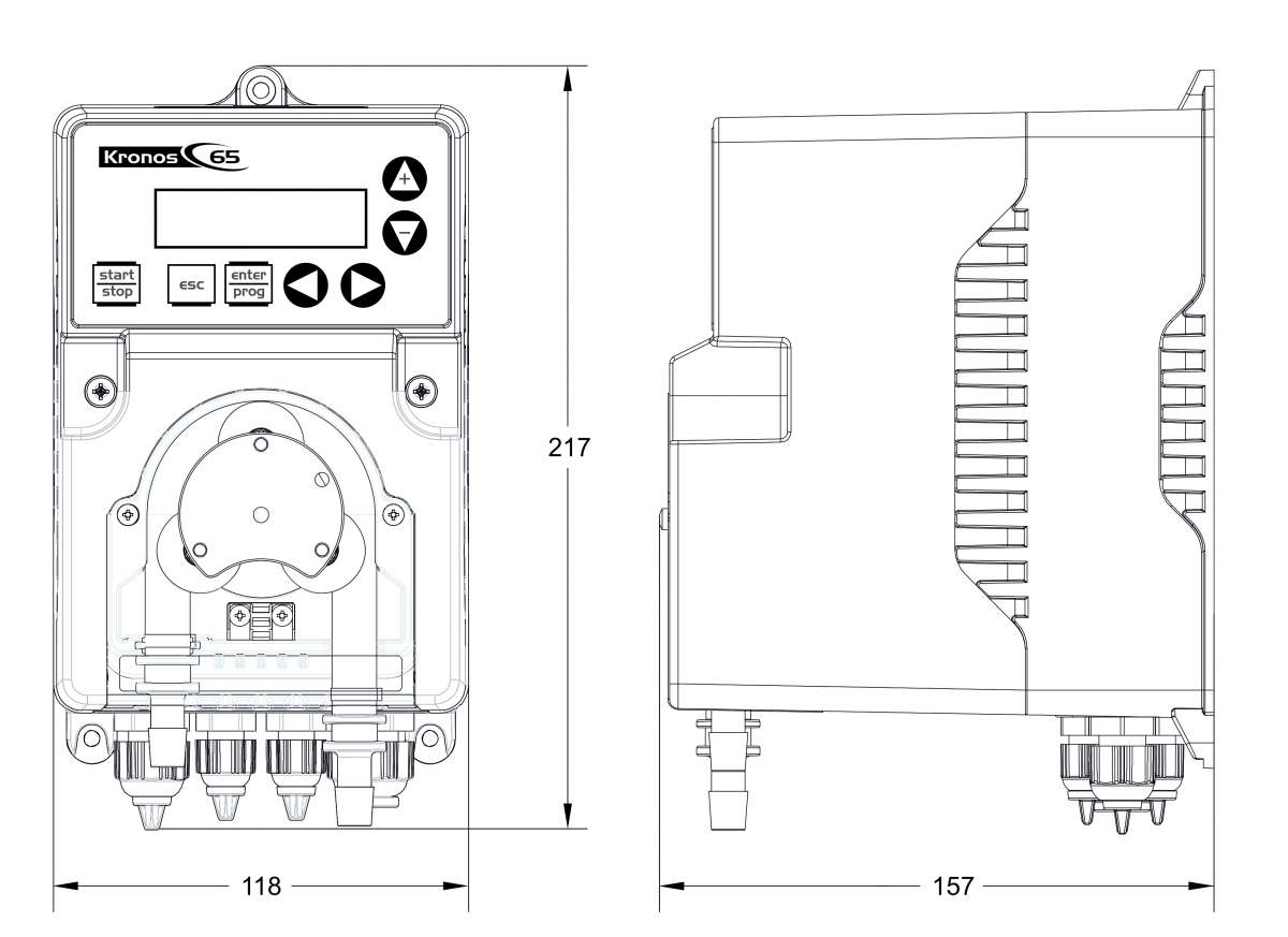 SEKO KRONOS 65 Full digitale Schlauchpumpe Dosierpumpe Peristaltikpumpe mt Schrittmotorantrieb ...